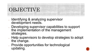 Training on development of supervisor | PPTX