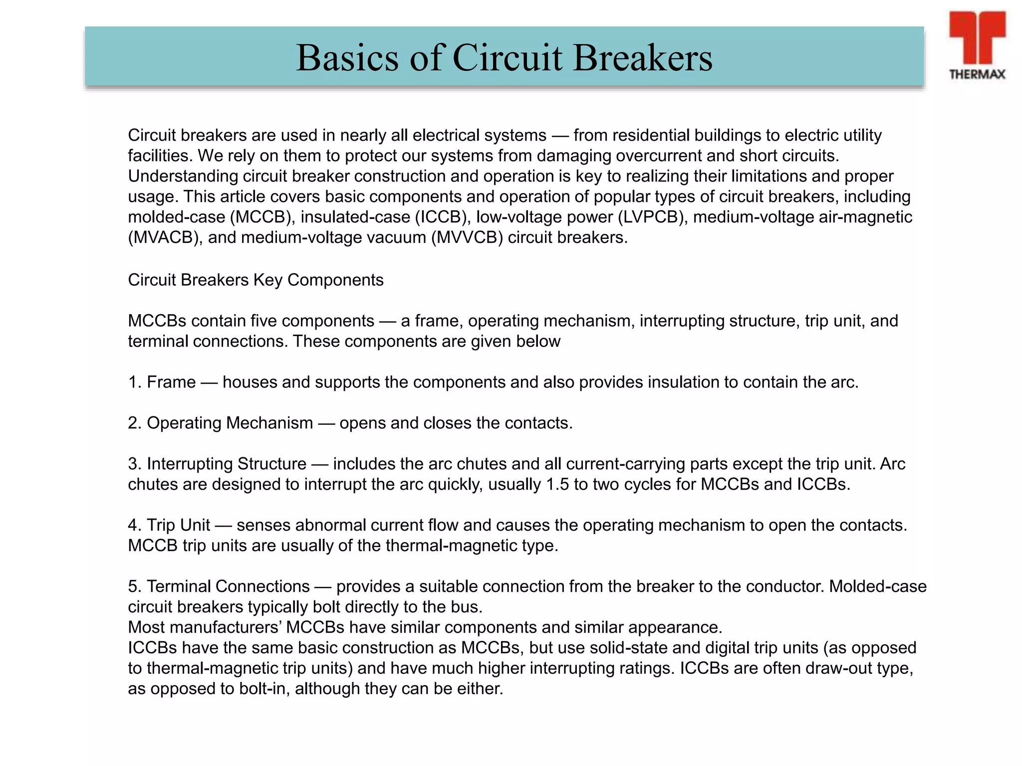 Training on Electrical Starter & Switch Gear.ppt