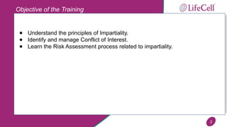 Training on Impartiality, Conflict of Interest, and Risk Assessment.pptx