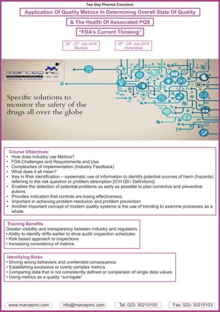 “Pharmaceutical Quality Matrices in determining overall state of ...