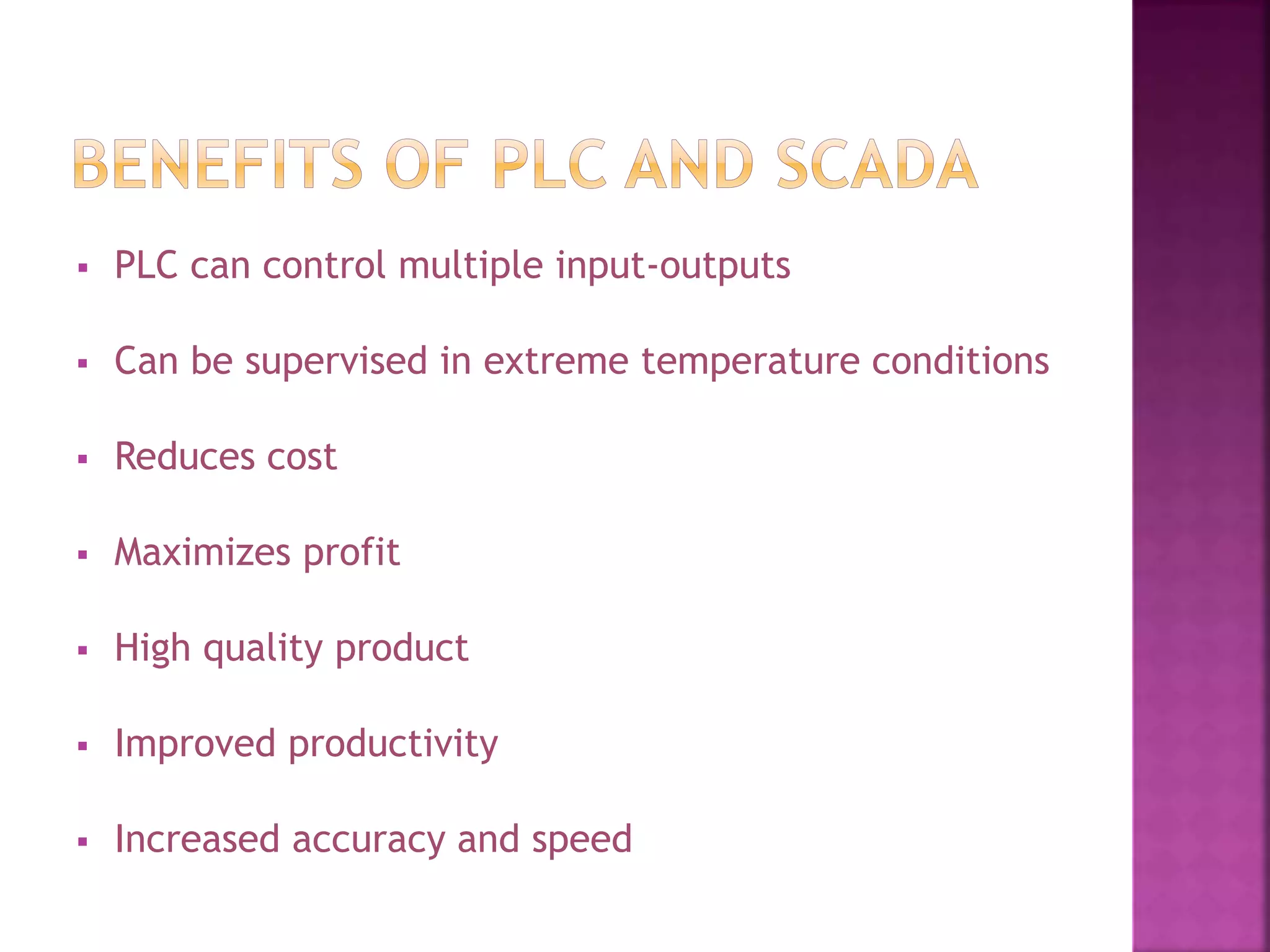 Training on PLC and SCADA | PPTX