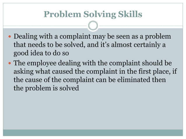 Training on Problem Solving Skills | PPTX | Business | Business and Finance