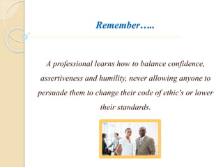 Training on professionalism in the workplace | PPTX