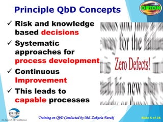 Pharmaceutical Quality by Design (QbD) | PDF