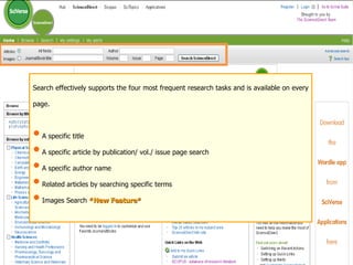 SciVerse ScienceDirect - Singapore Polytechnic | PPT