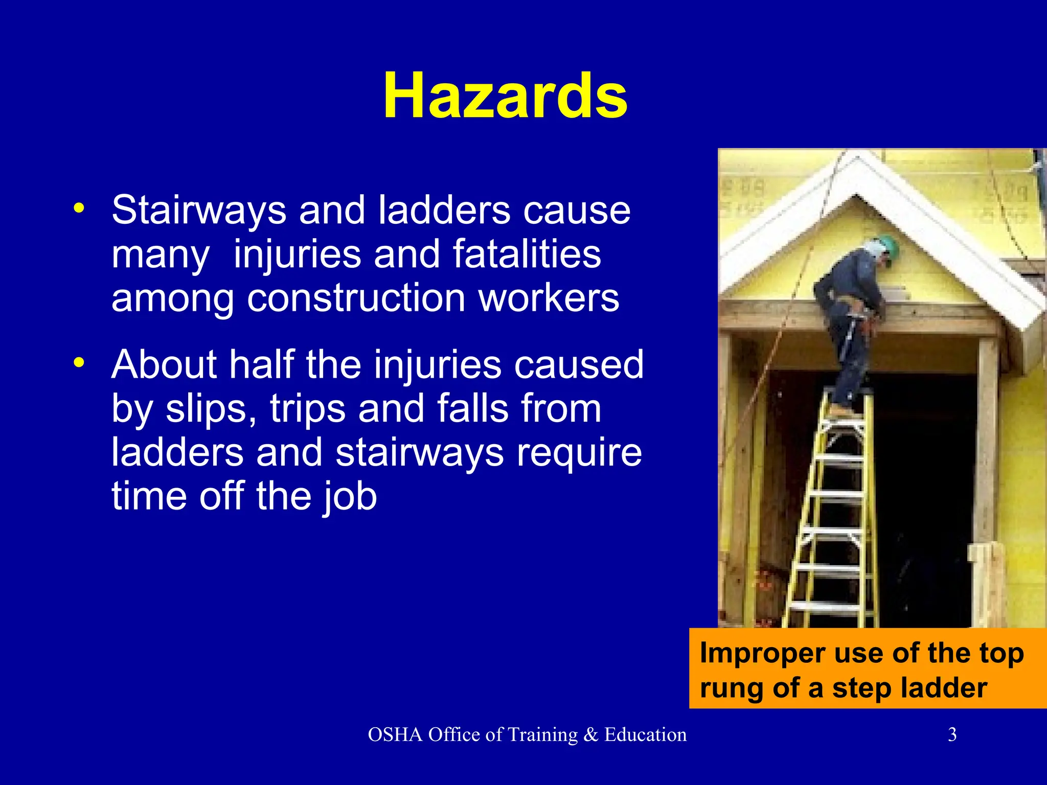Training on Stair Ladders Safety (height work).ppt