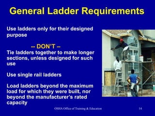 Training on Stair Ladders Safety (height work).ppt