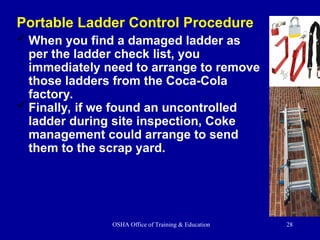 Training on Stair Ladders Safety (height work).ppt