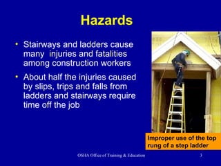 Training on Stair Ladders Safety (height work).ppt