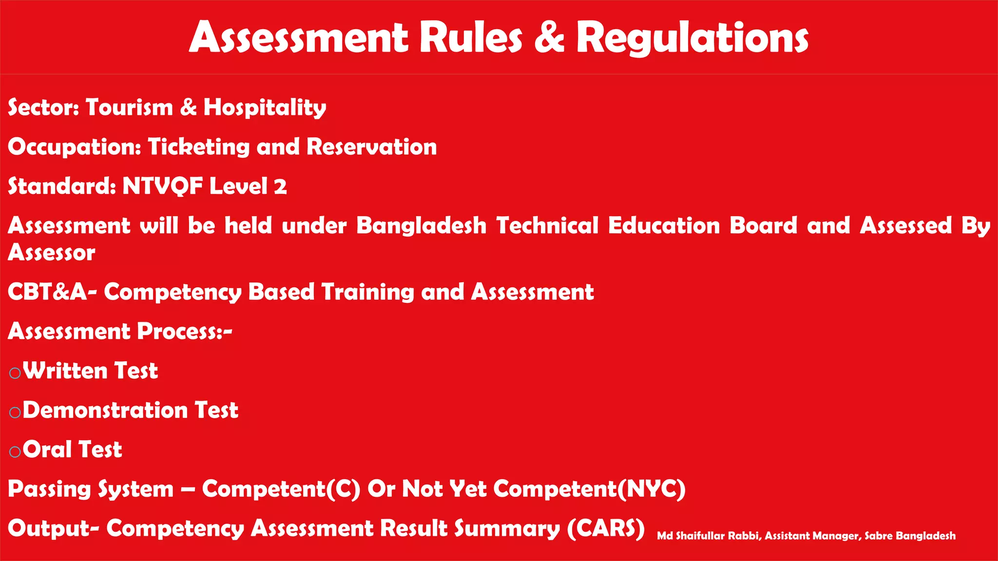 Professional Training on Ticketing and Reservation(GDS-Sabre)-RTO/RPL ...