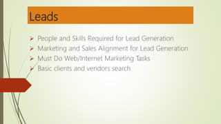 Training on us bdm and bench sales and us staffing business development ...