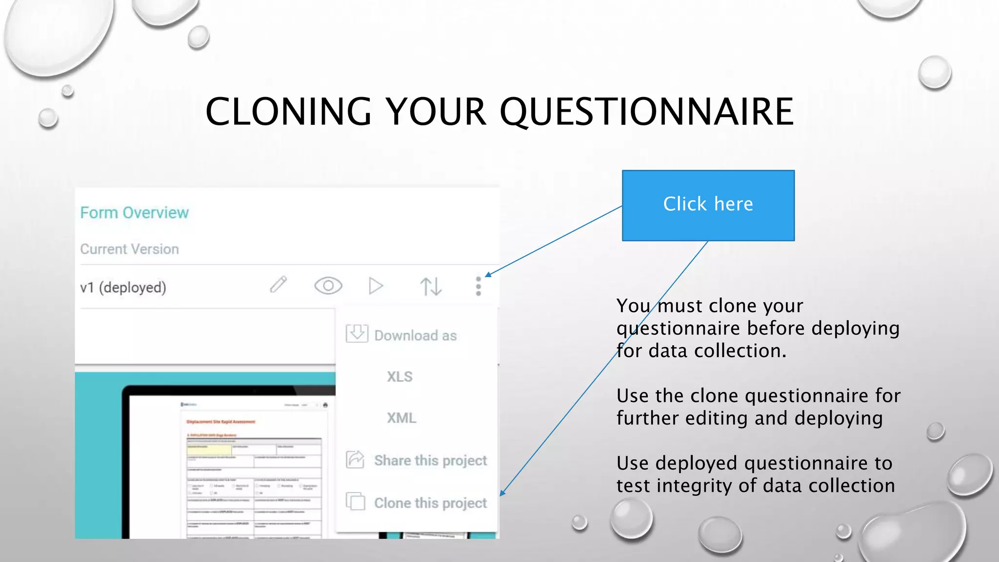 Training on using kobotoolbox for on line or off-line | PPTX