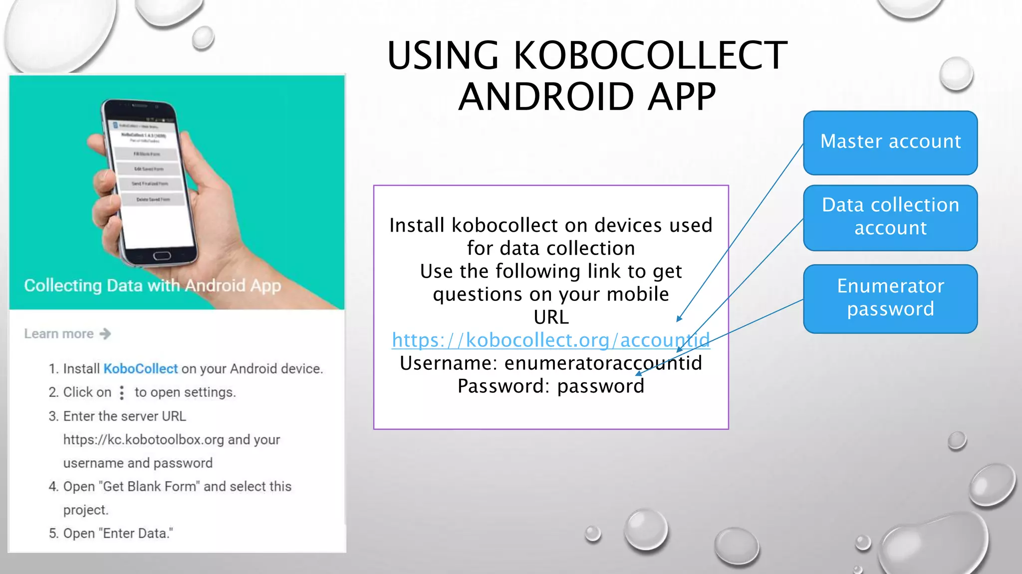 Training on using kobotoolbox for on line or off-line | PPTX