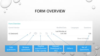 Training on using kobotoolbox for on line or off-line | PPTX