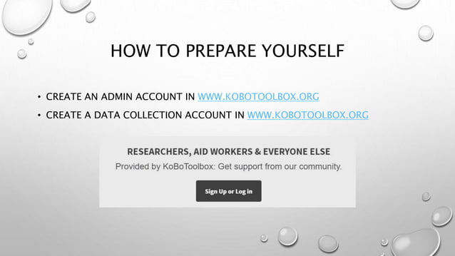 Training On Using Kobotoolbox For On Line Or Off Line Pptx Internet Computing