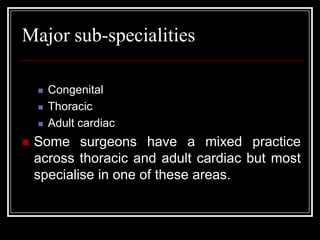 A Career in Cardiac Surgery | PPTX