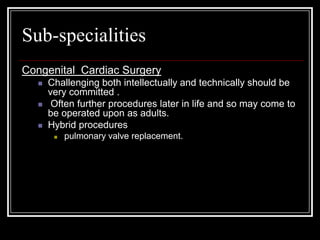 A Career in Cardiac Surgery | PPTX
