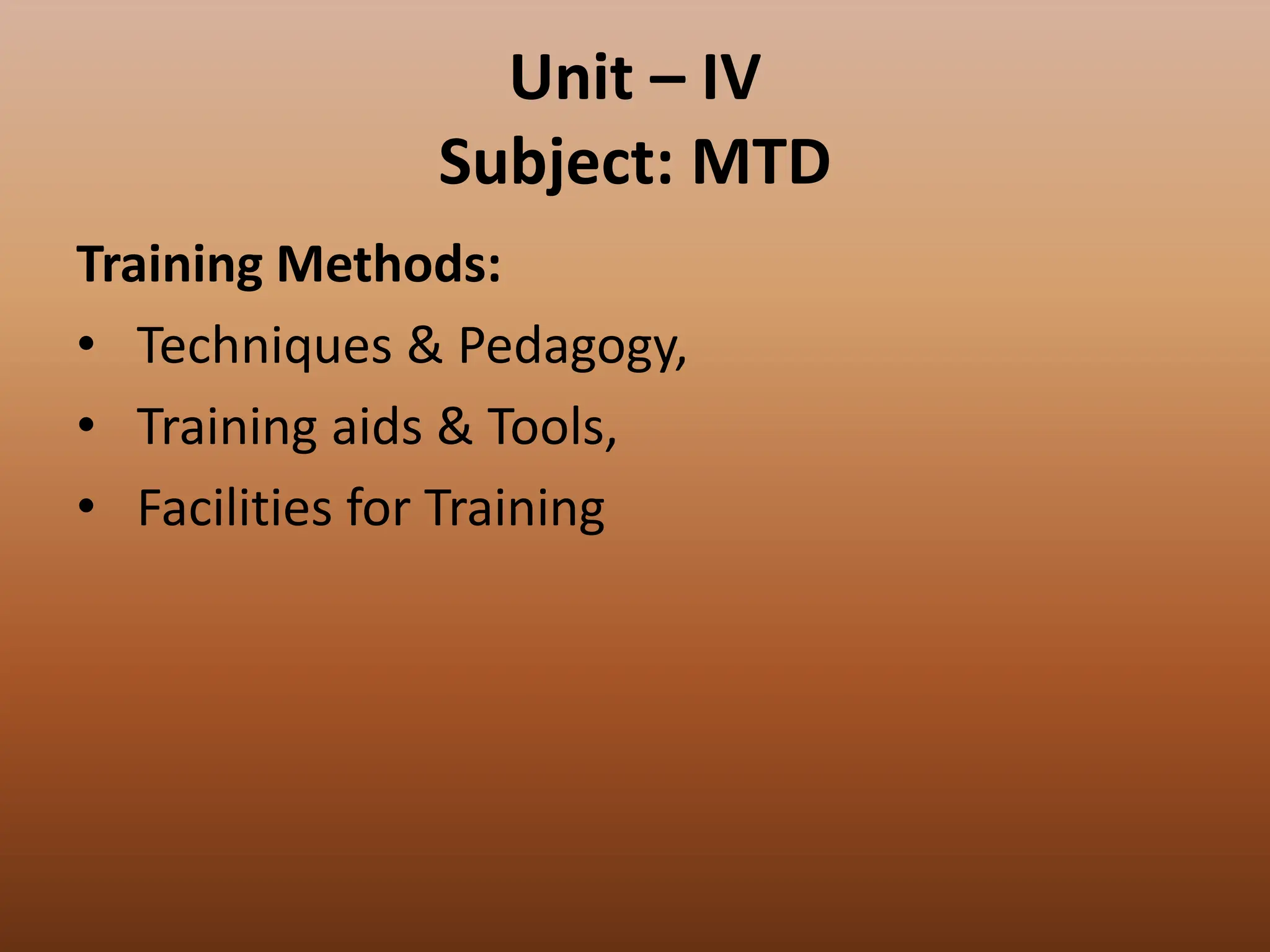 TRAINING PEDAGOGY.ppt Introduction to Understanding of Pedagogy. | PPT