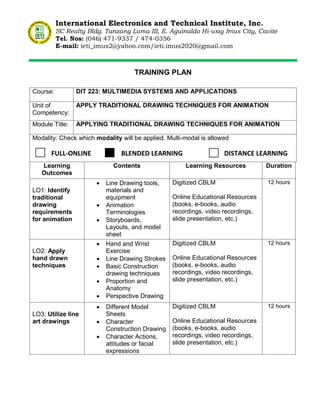 TRAINING PLAN 2ND Year-2nd Semgsdgsdg.pdf