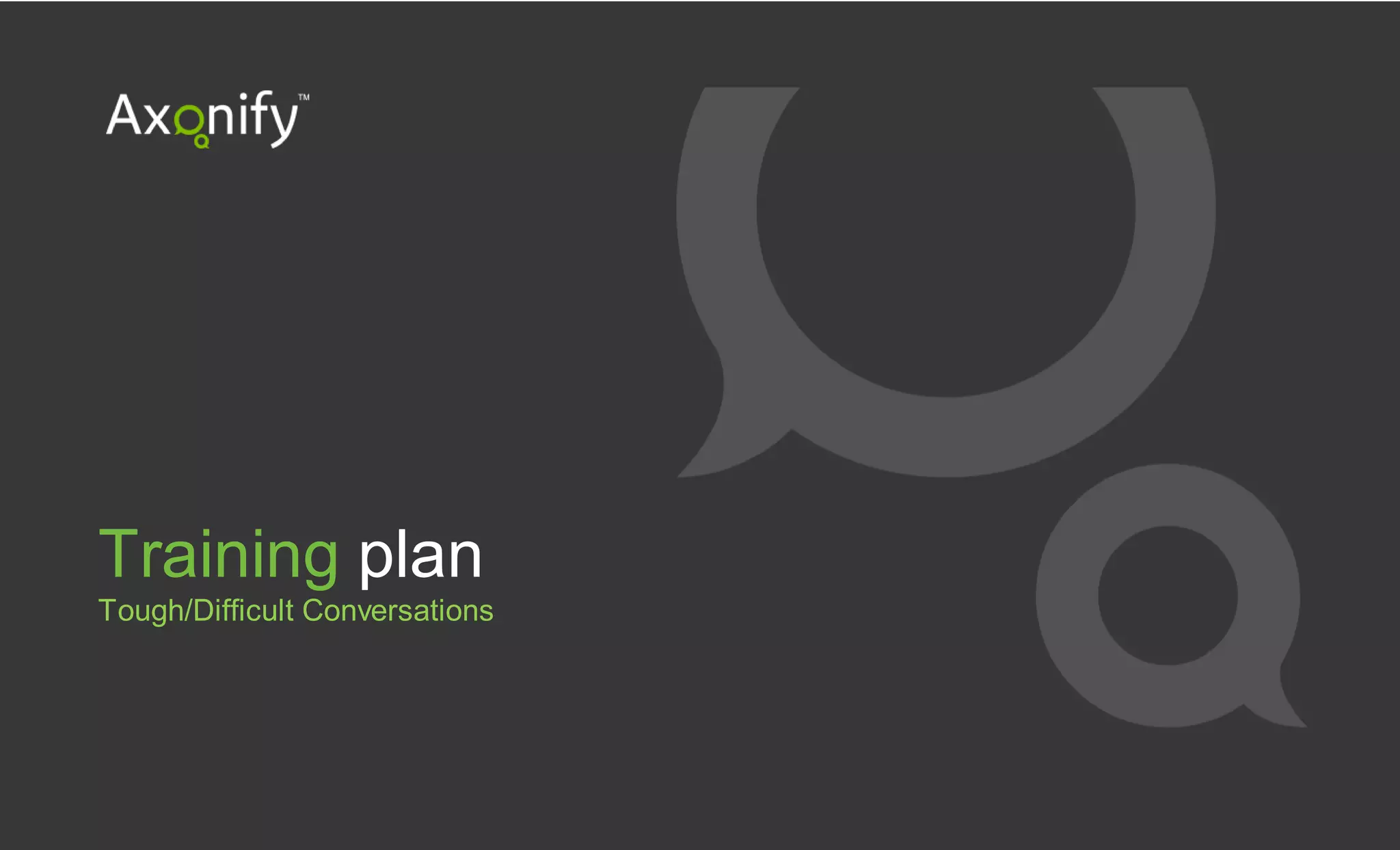 Difficult Conversations Course Assessment | PPT