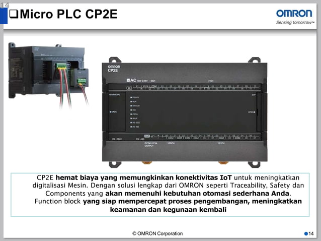 Materi Dasar Pelatihan PLC Basic (CP2E) OMRON | PPTX