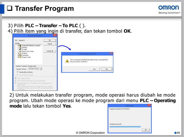 Materi Dasar Pelatihan PLC Basic (CP2E) OMRON | PPTX