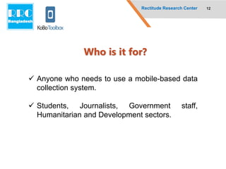 Training on Develop Mobile Data Collection Solutions using Kobo Toolbox | PDF