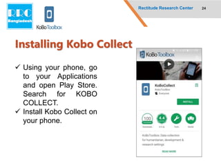 Training on Develop Mobile Data Collection Solutions using Kobo Toolbox | PDF