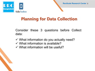 Training on Develop Mobile Data Collection Solutions using Kobo Toolbox | PDF