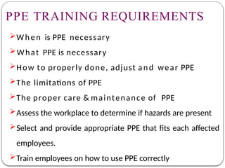 Training personal protective equipment PPE in power point.pptx