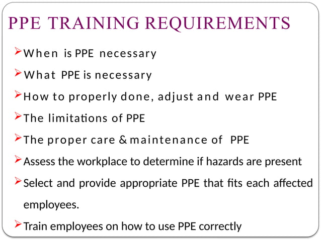 Training personal protective equipment PPE in power point.pptx