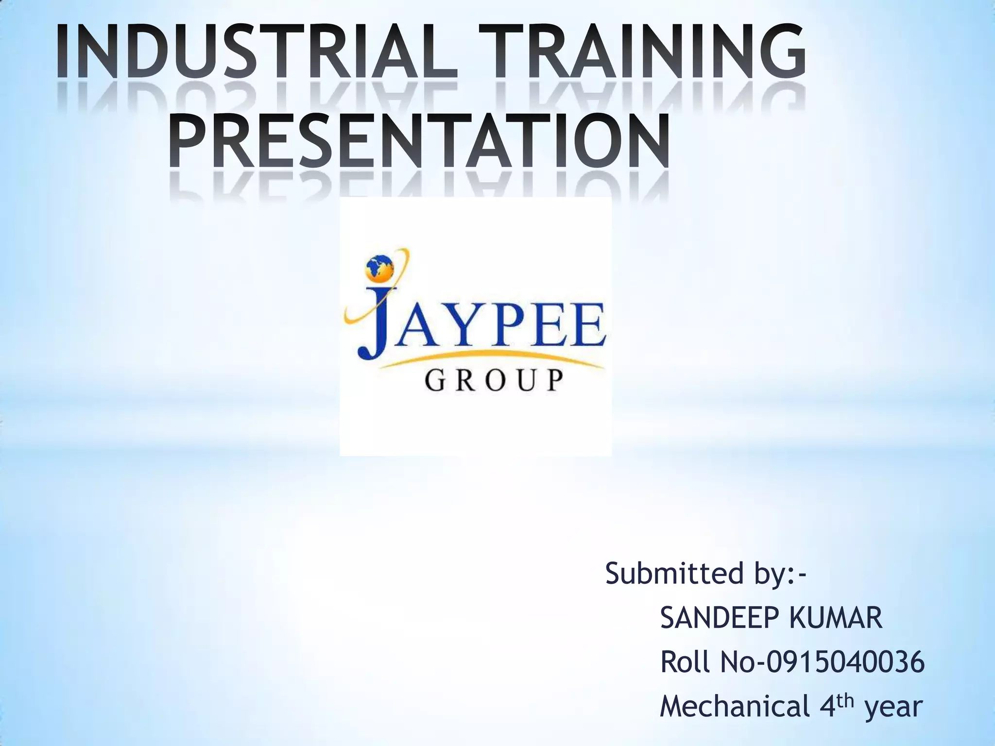 jaypee Training ppt | PPTX