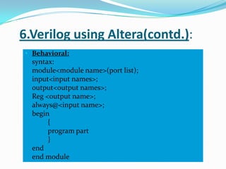 VLSI Training presentation | PPT