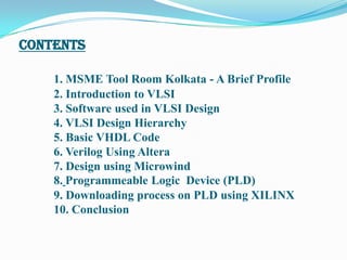 VLSI Training presentation | PPT