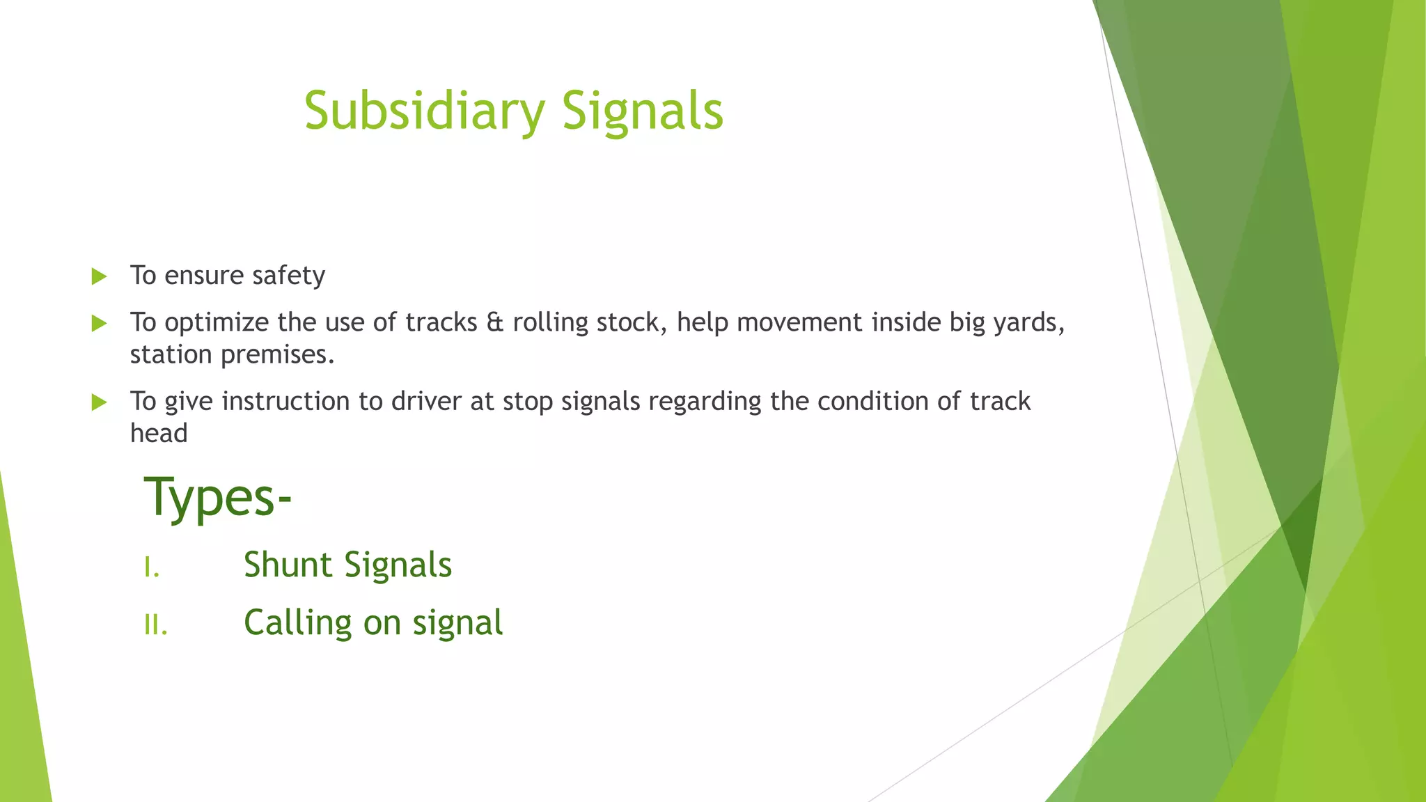 signals and GSM-R in railway ppt | PPTX