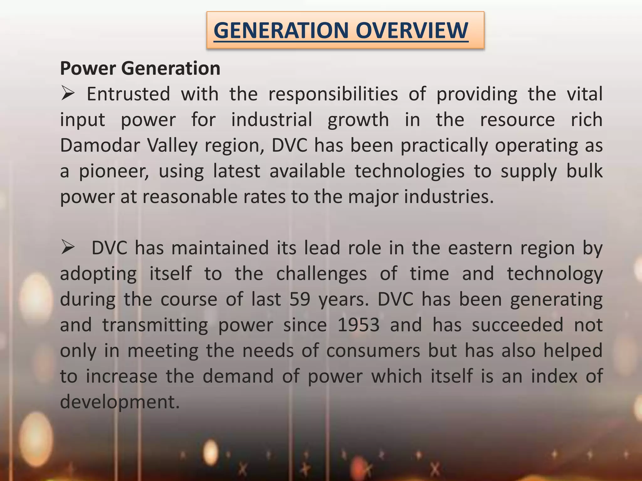 Training PPT on DVC Maithon | PPTX