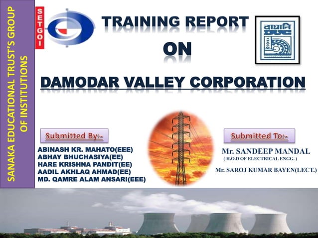 Training PPT on DVC Maithon | PPTX