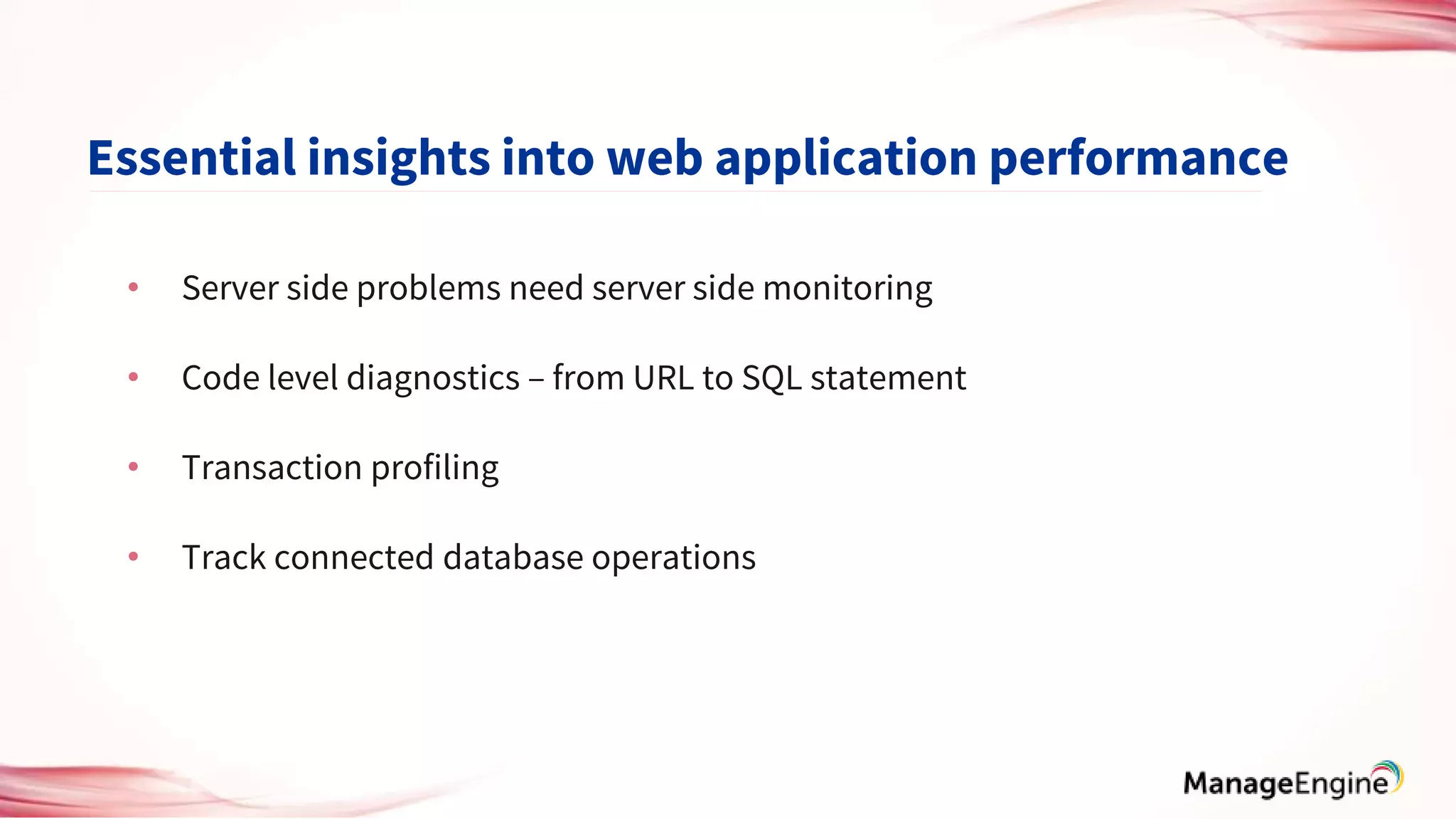 Application Performance Monitoring with code level diagnostics | PPT
