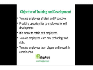 Training and Development in HRM | PPTX