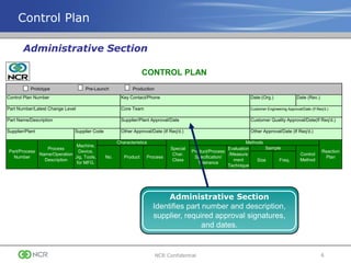 Training ppt for control plan | PPT
