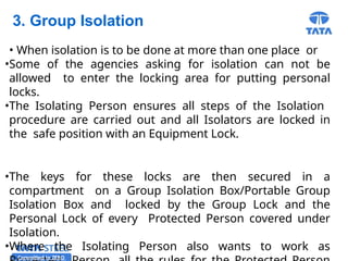 Training PPT For Safety Standard On Positive Isolation.pptx