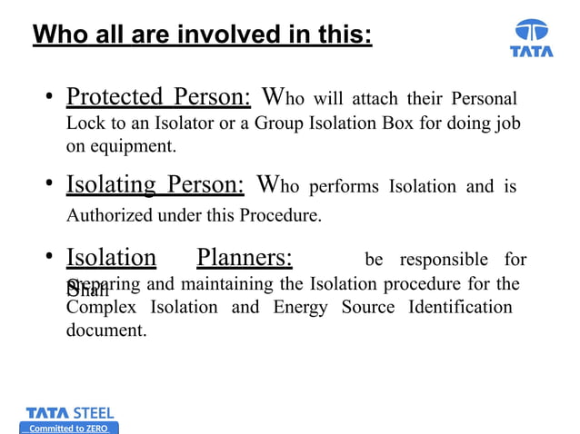 Training PPT For Safety Standard On Positive Isolation.pptx