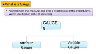 Training ppt for Gauges & Instruments in automotive industry | PPTX