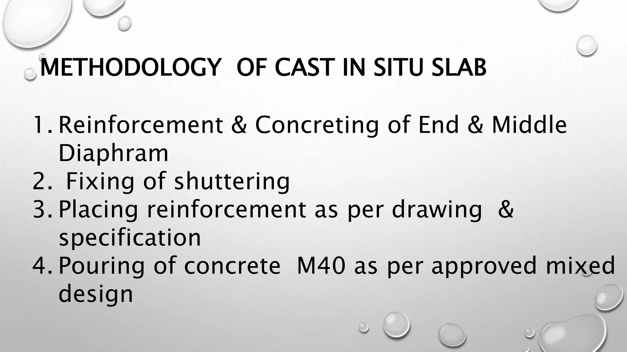HIGH FLOOD LEVEL BRIDGE CONSTRUCTION | PPTX