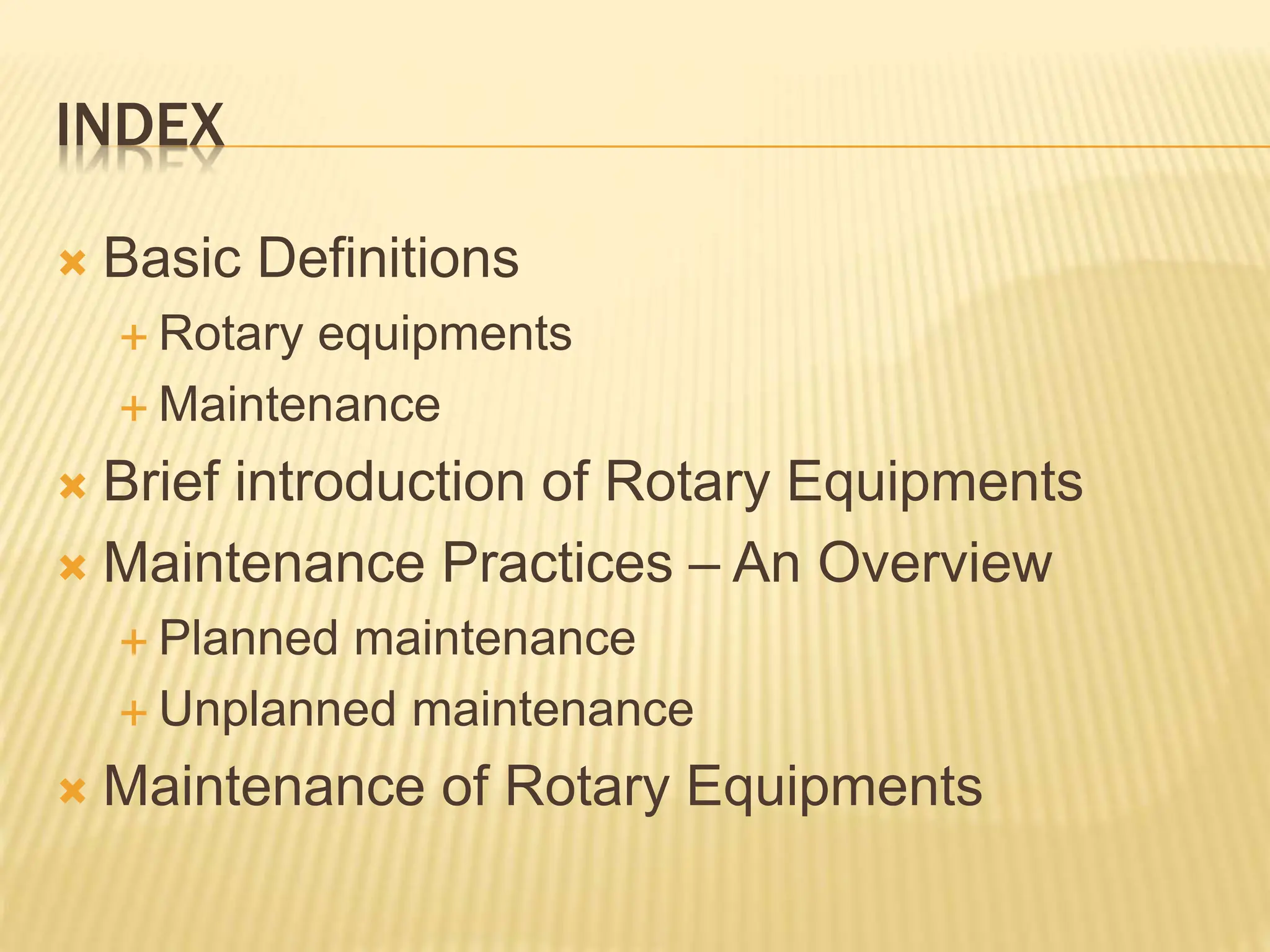 Training ppts on rotating equipments best practices | PPTX