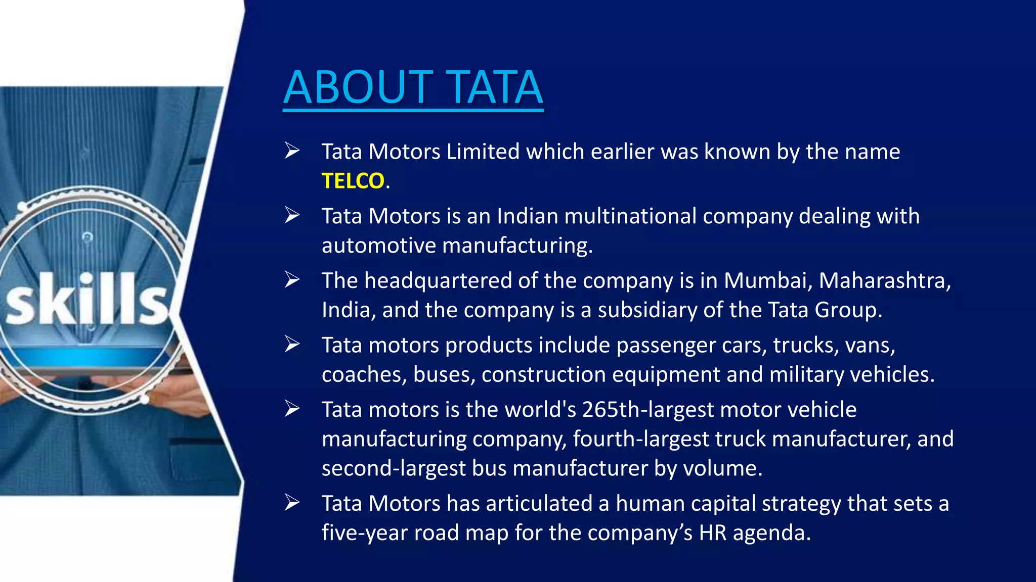 Training practices and policies of tata group | PPTX