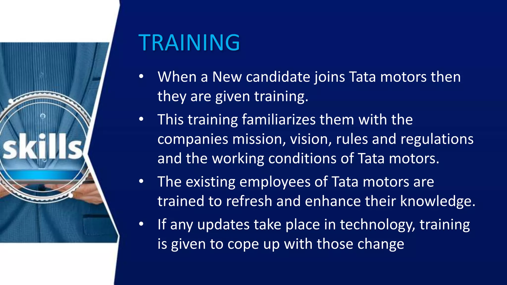 Training practices and policies of tata group | PPTX