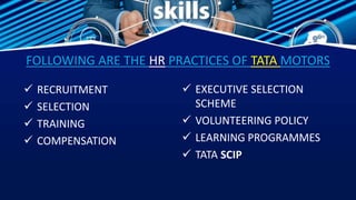 Training practices and policies of tata group | PPTX