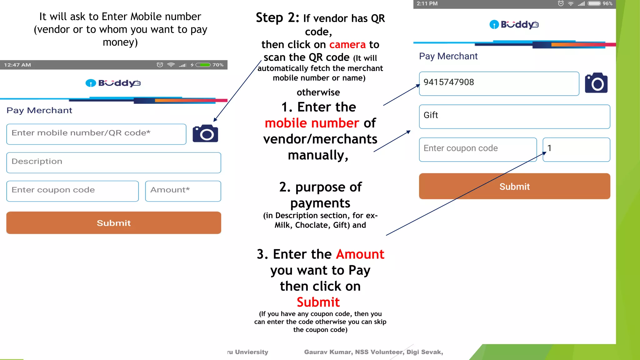 Training presentation on How to use BHIM SBI Pay UPI, SBI Buddy/Paytm ...