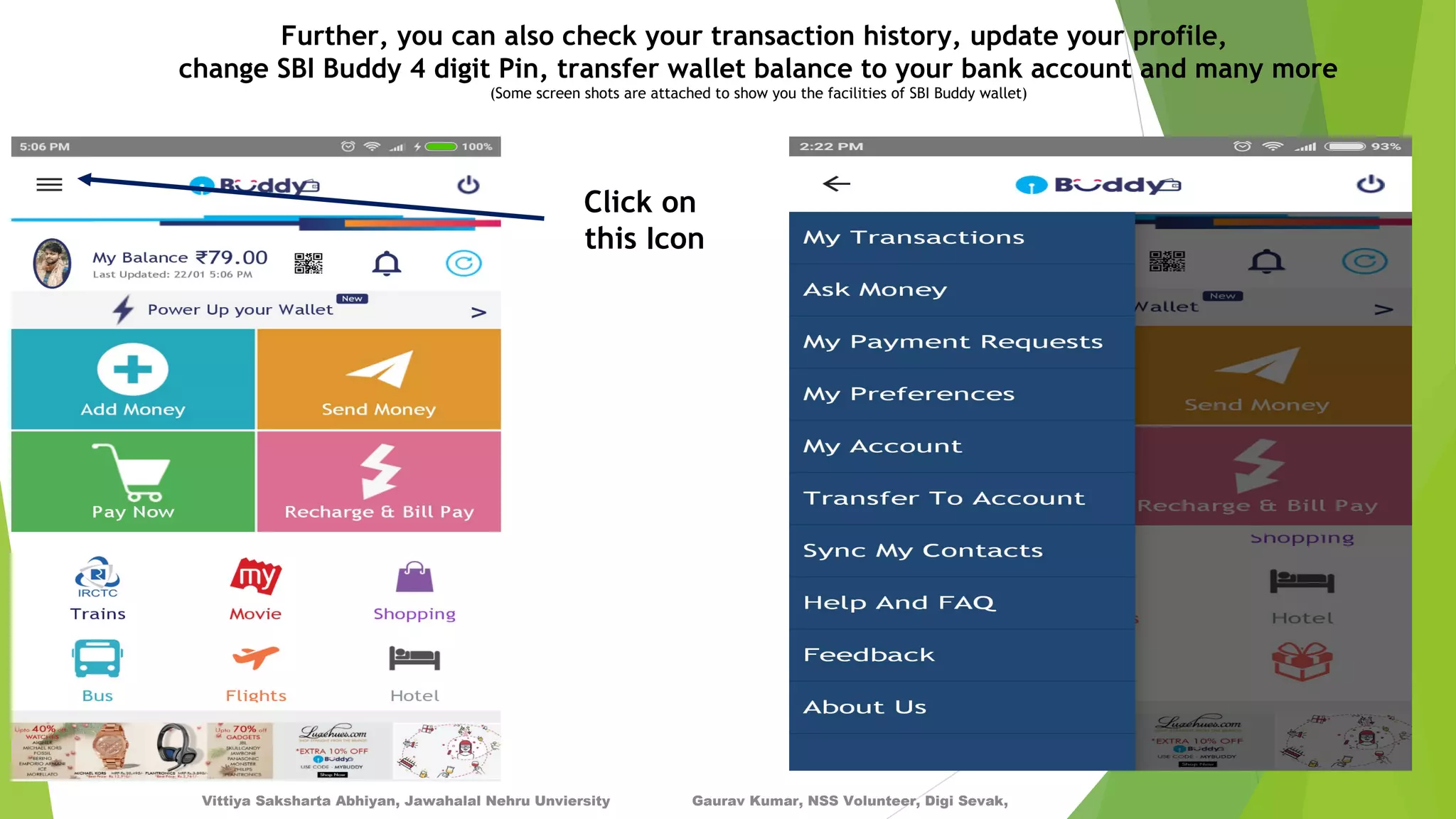 Training presentation on How to use BHIM SBI Pay UPI, SBI Buddy/Paytm ...